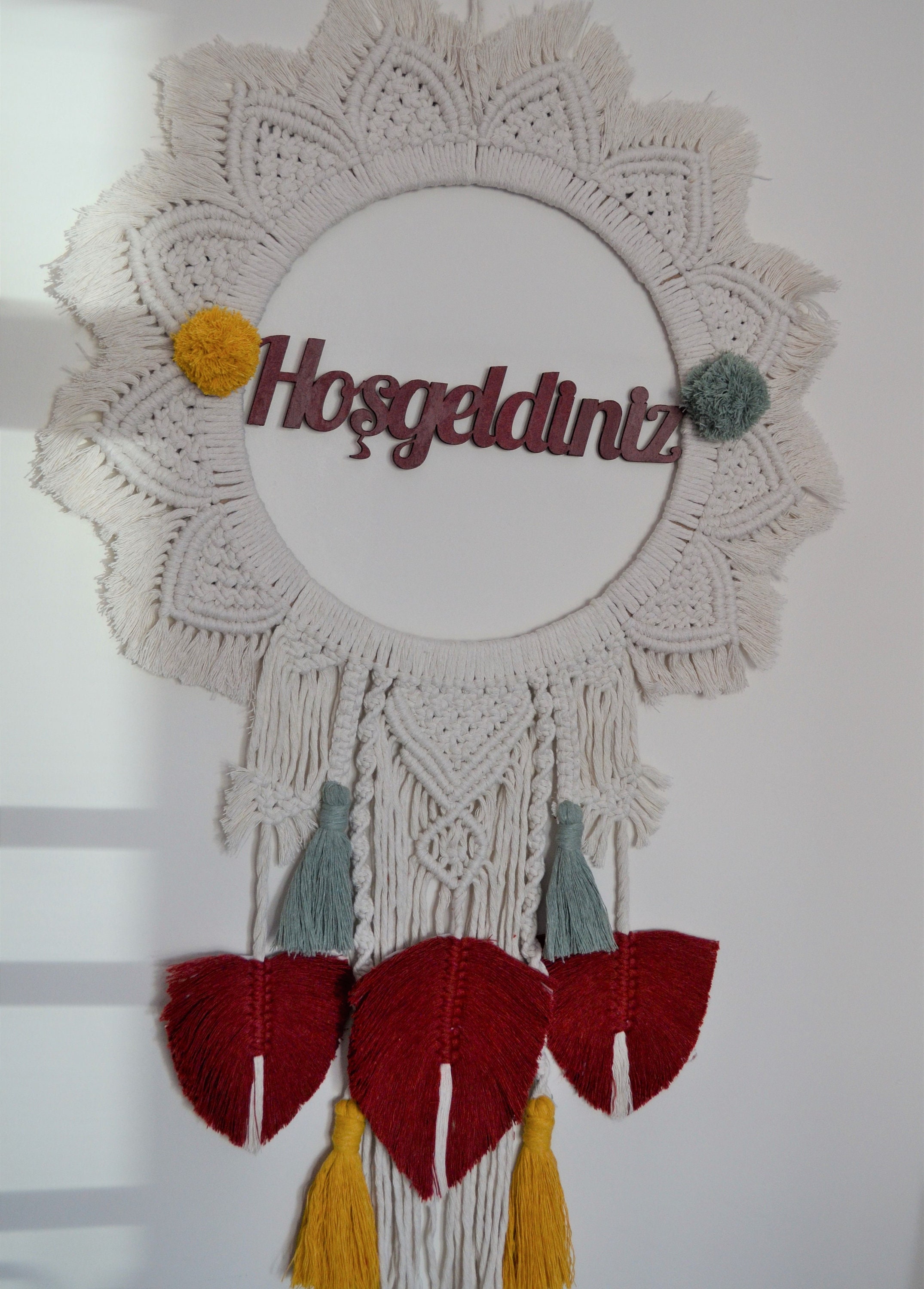 Personalized Name Decor, Macrame Welcome Sign,home Decor, Wall Art ...