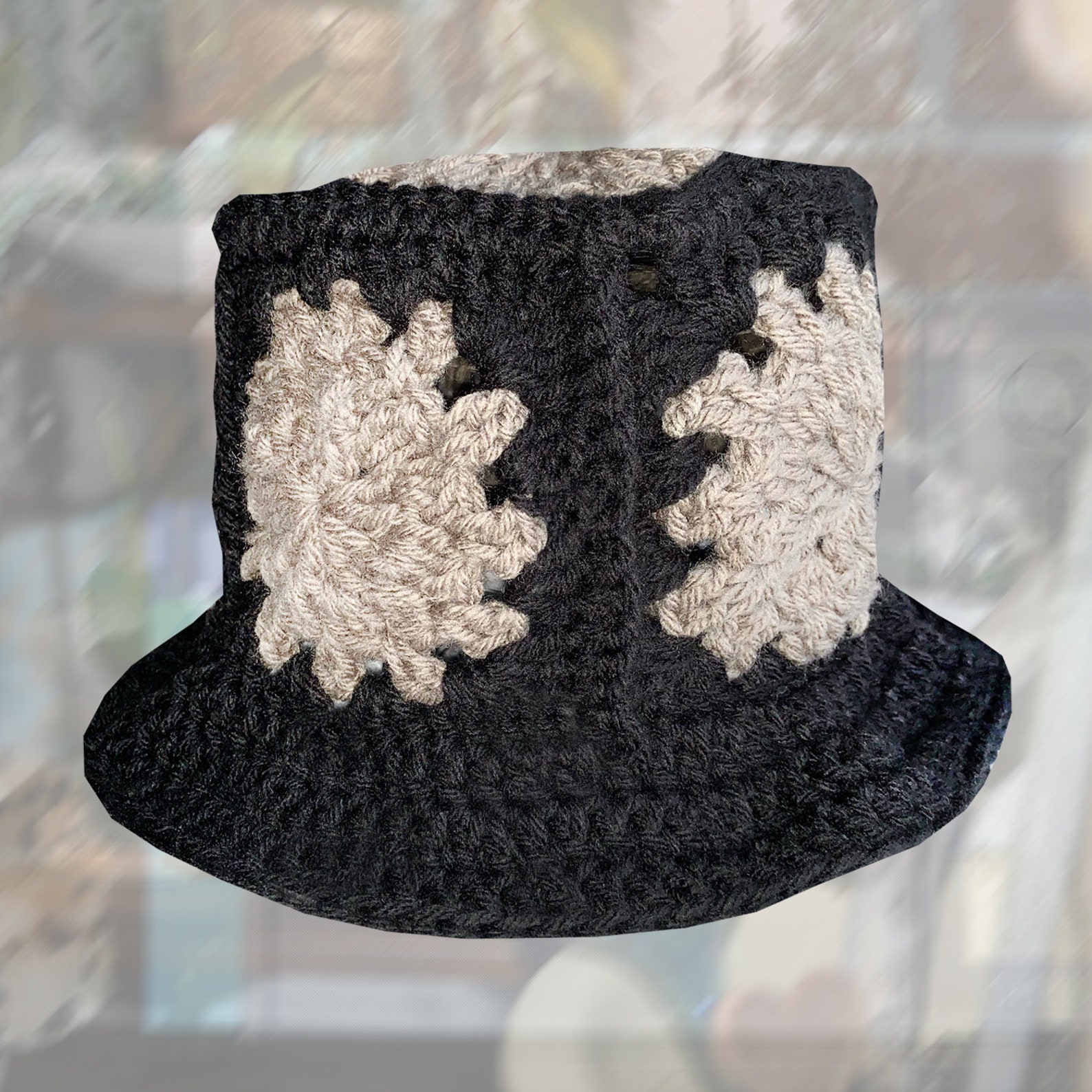 Beni Mocomoco Crochet Hat (black/gold) - Etsy Canada