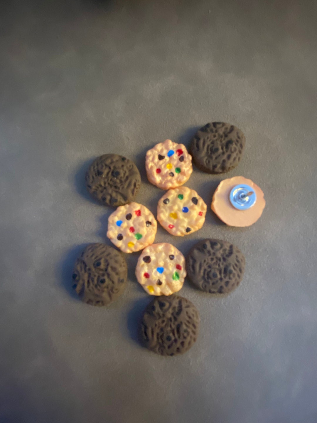 UMM Chocolate Chip Cookies, Set of 10 Pushpins or Magnets Made of Resin ...