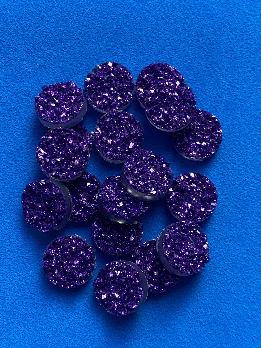 SET of 10 CABOCHONS 12mm Resin Round Flatback. Perfect for - Etsy