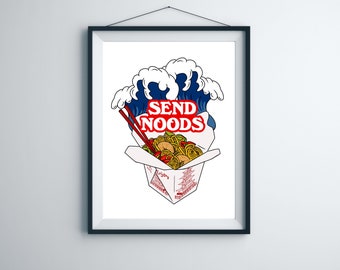Sending You Noods Funny Card Valentines Day Vday Naughty Anniversary ...
