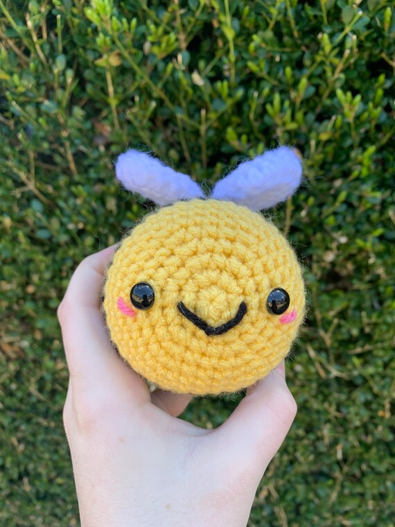 Stuffed Animals & Plushies Toys Chubby Bee Plush Bee Amigurumi Squishy ...