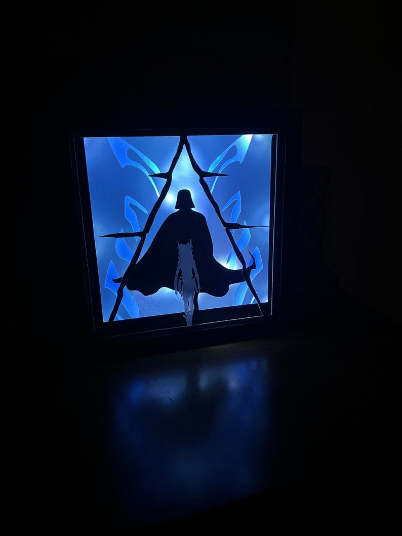 A Different Path 9X9 Lighted Shadow Box - Etsy