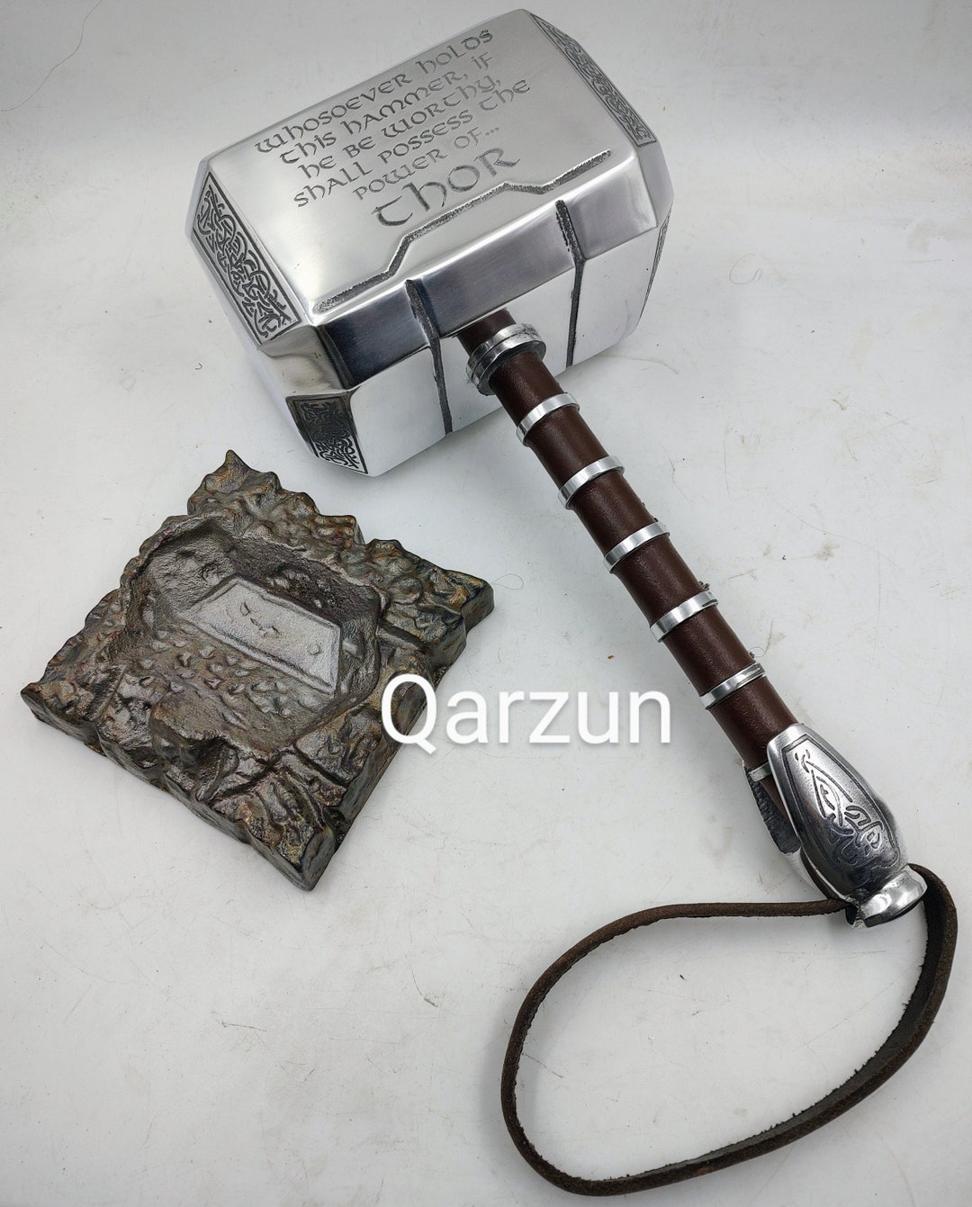 Power of Collectible Hammer Metal, MCU Thor Mjolnir Cosplay Movie Prop ...