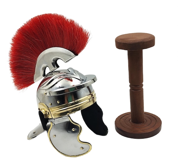 Mini Roman Centurion Helmet With Display Stand Warrior Spartan - Etsy