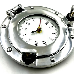 6" Nautical Maritime Ship's & Boat Clock Marine Time Beach Style Quartz ...
