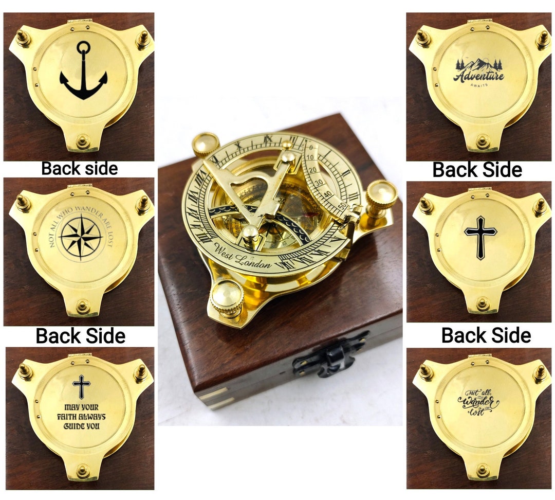 Personalized Brass Compass for Boat Owner Engraved Compass - Etsy