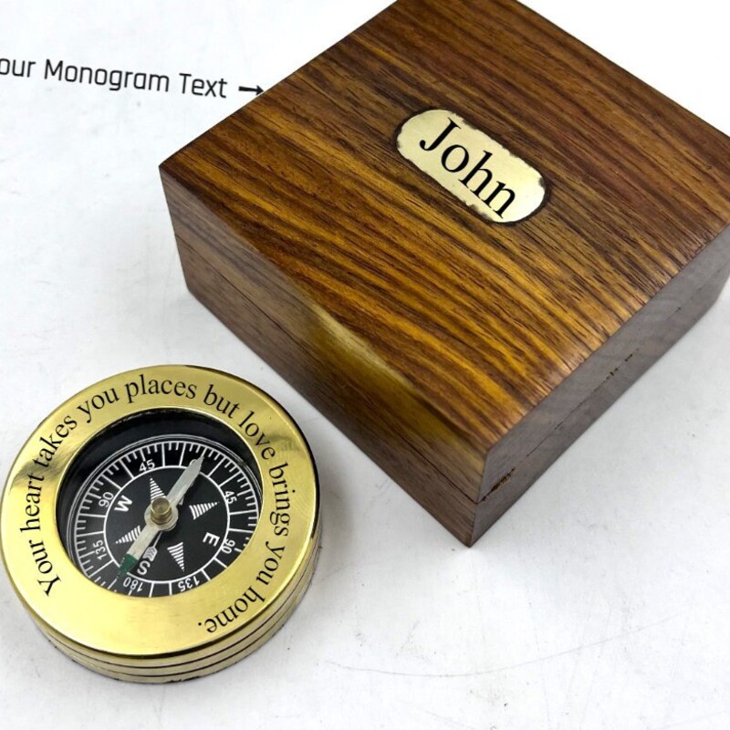 Wooden Compass - Etsy