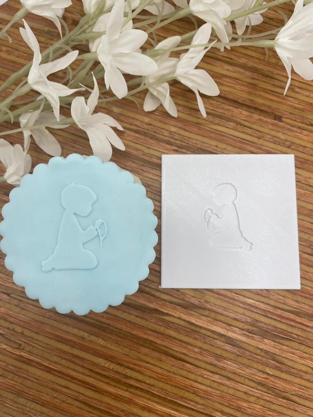 First Holy Communion Boy Praying Embossing Stamp for Cookies - Etsy