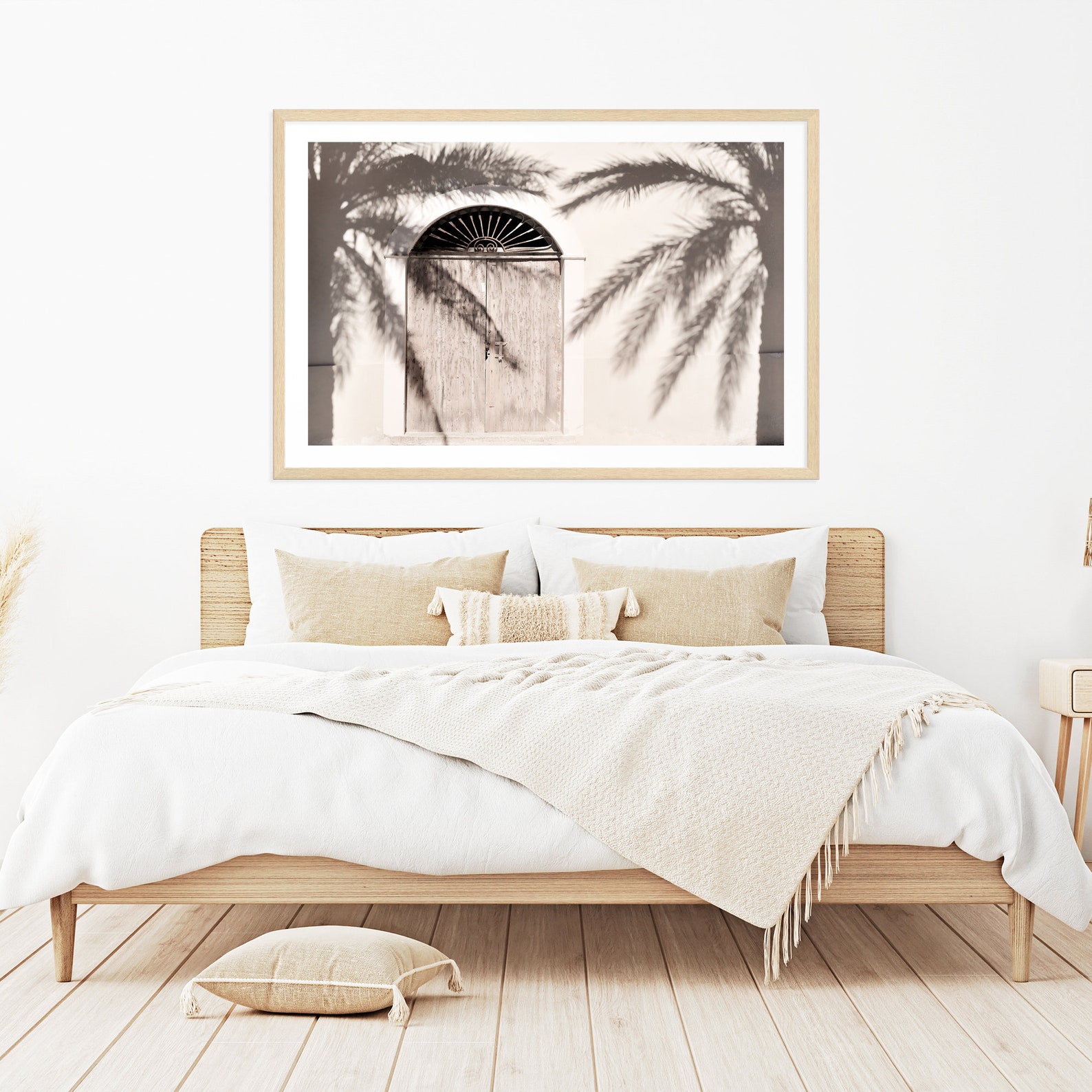 Boho Arch Door Wall Art Print Boho Timber Door Photographic - Etsy