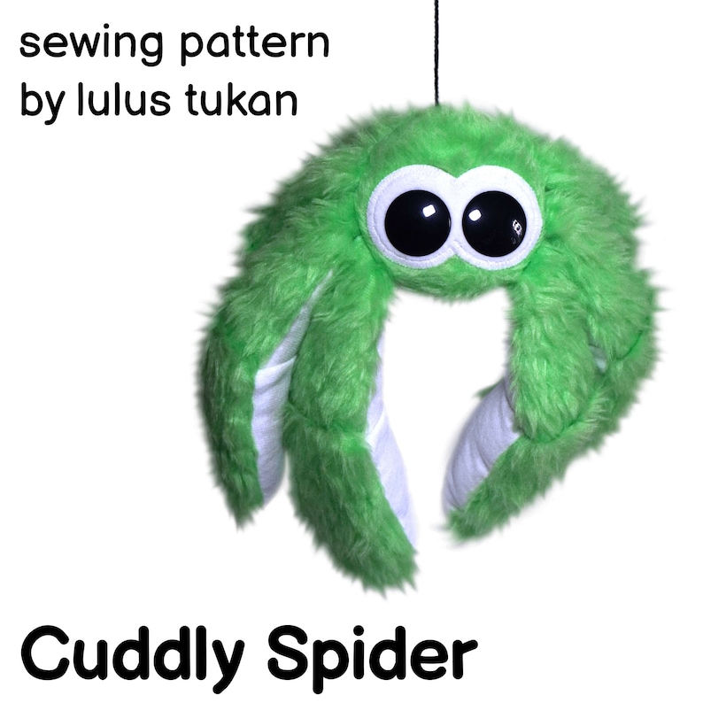 Cuddly Spider Sewing Pattern PDF Download - Etsy