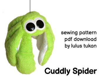 Spider Plush Pattern - Etsy Australia
