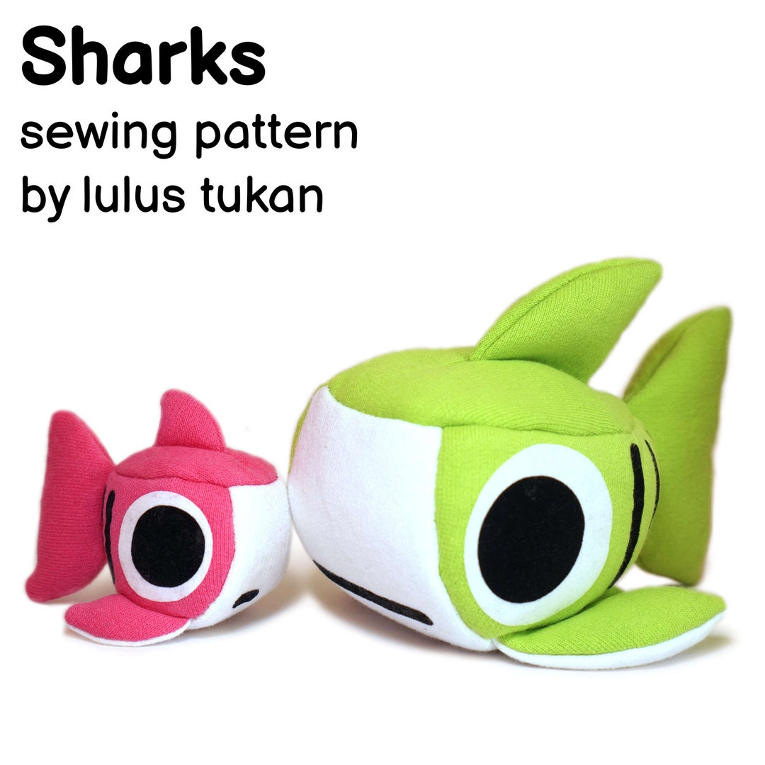 Baby Shark + Big Shark Sewing Pattern PDF Download - Etsy UK
