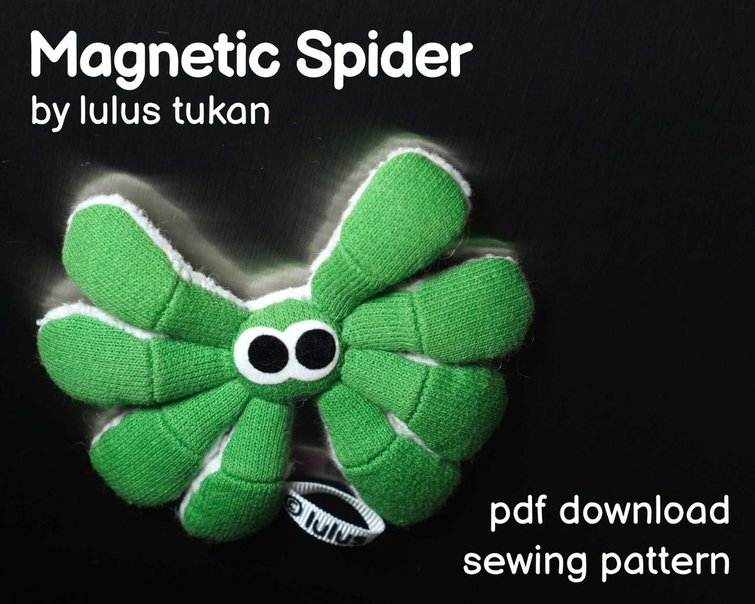 Magnetic Spider Sewing Pattern PDF Download - Etsy