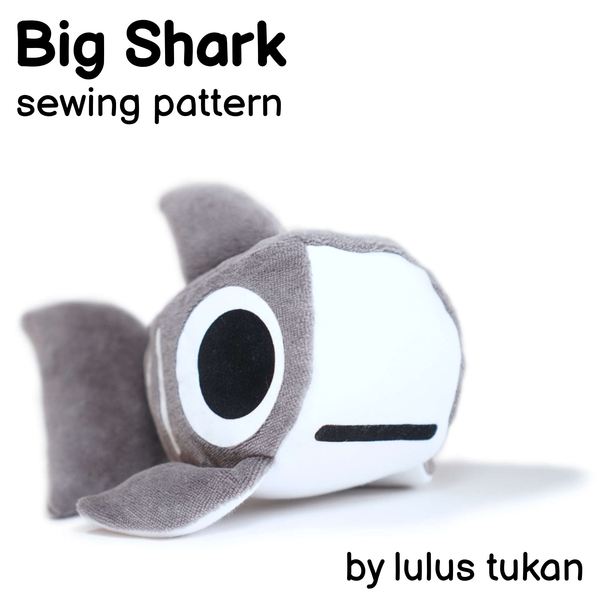 Big Shark Sewing Pattern PDF Download - Etsy