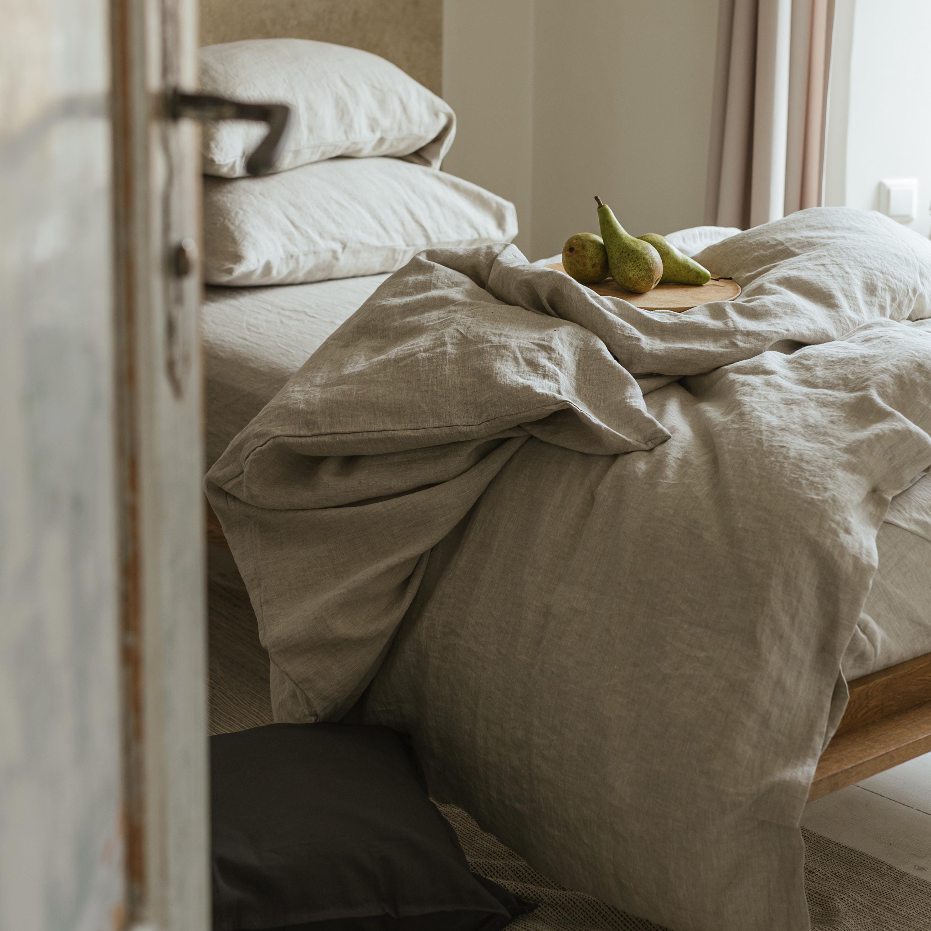 Organic Linen Sheet Set: OEKO-TEX Certified Pure Bedding - Etsy