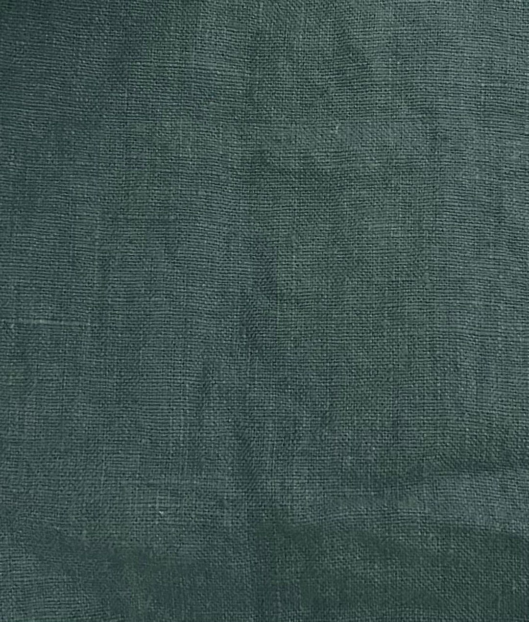 Ocean Blue Linen Fabric, Vintage Linen Fabric, Natural Linen Washed ...