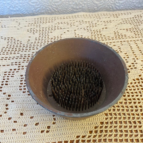 Metal Flower Frog - Etsy