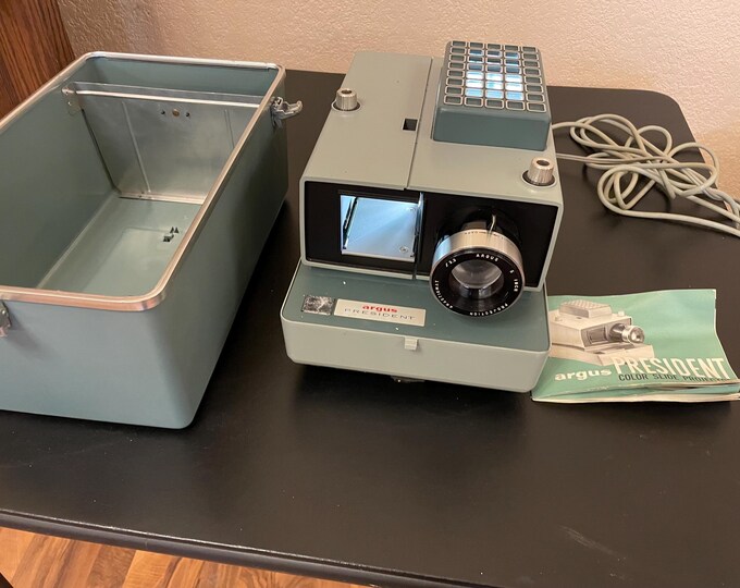 Vintage 1960 Argus President Projector - WORKS - Etsy