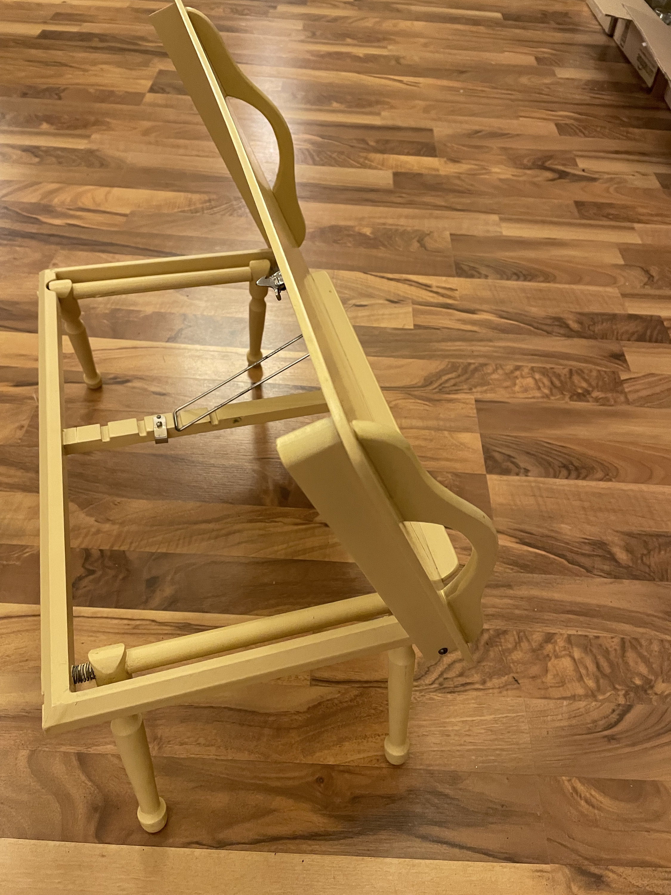 Vintage 1940s Yellow Folding Lap Tray, Reading Tray, Breakfast Tray - Etsy