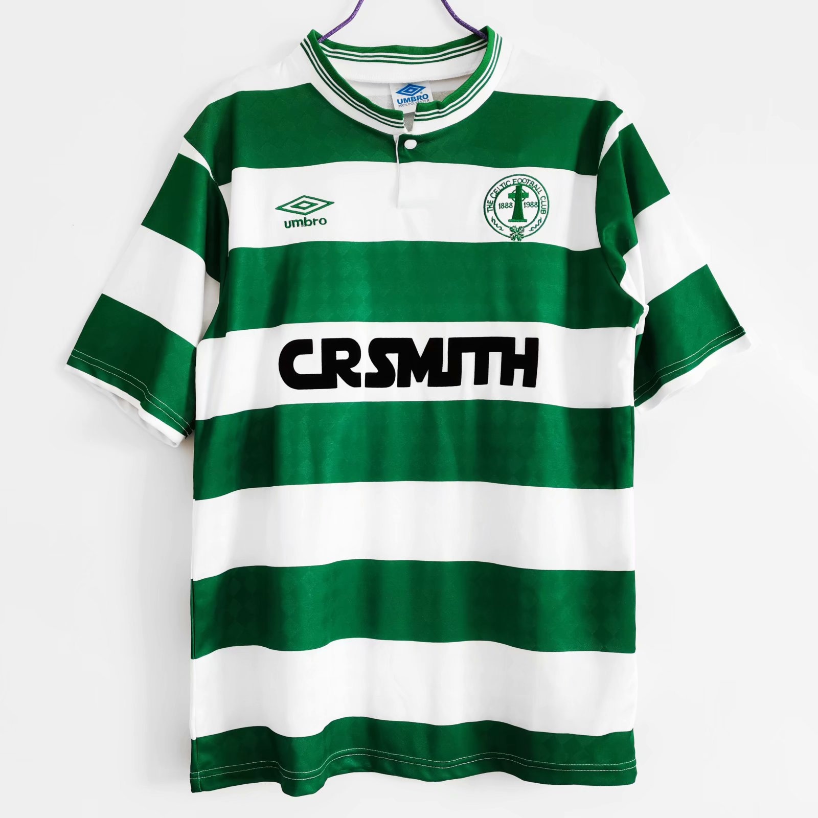 Celtic FC 1987/88 Home Retro football kit jersey | Etsy