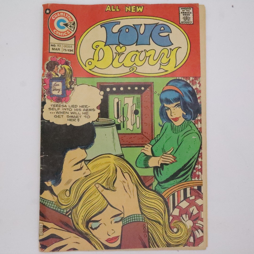 Love Diary 92 Charlton Comics 1975 - Etsy