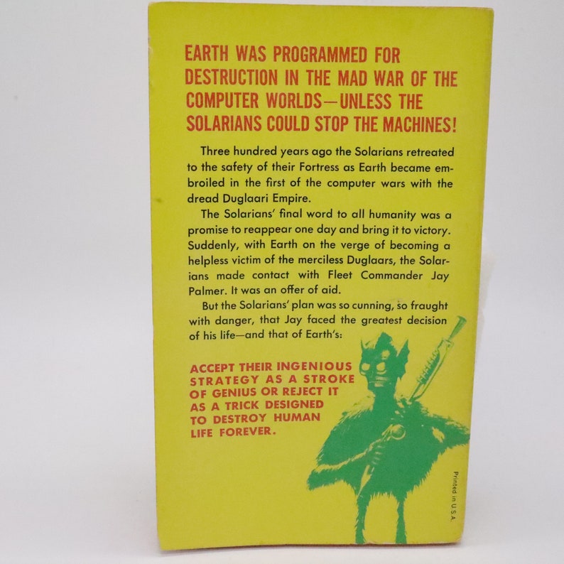 Norman Spinrad the Solarians Vintage Science Fiction - Etsy