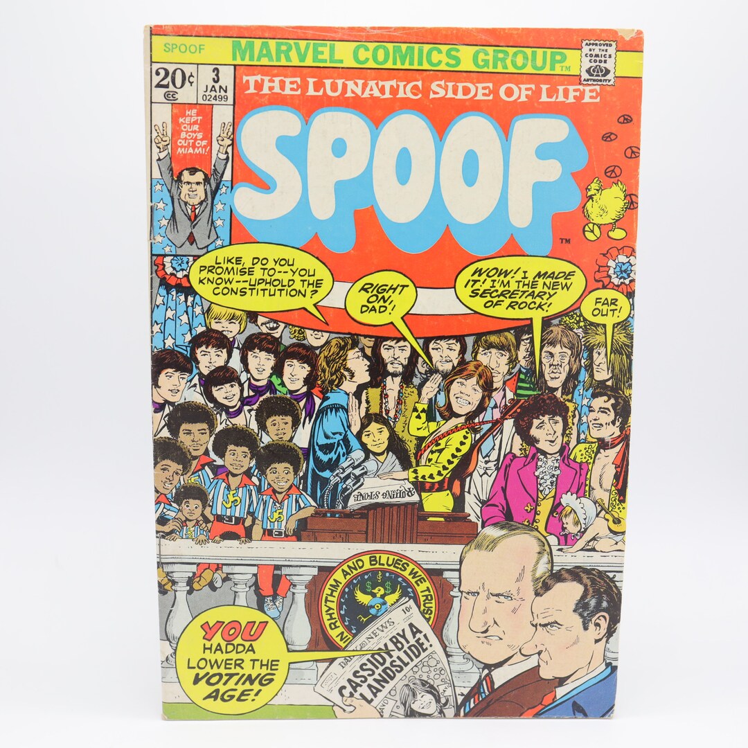 Spoof 3 - Marvel Comics 1972 - Etsy