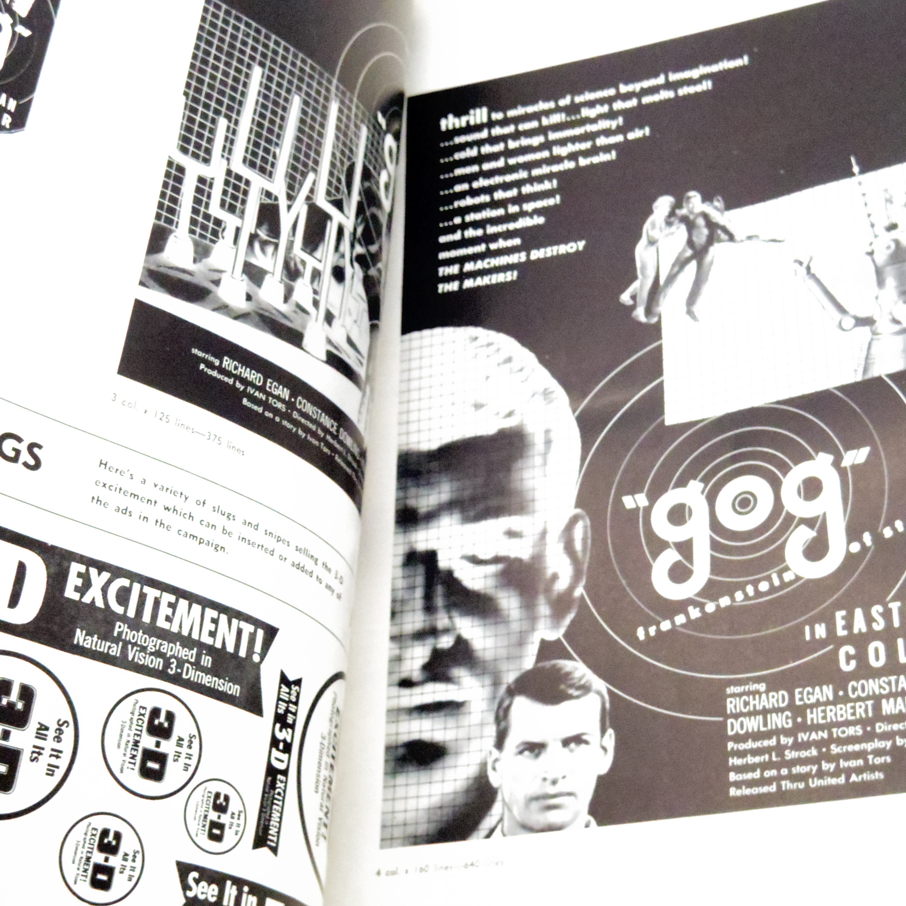 Gog Pressbook 1954 Robot Science Fiction Super Rare - Etsy