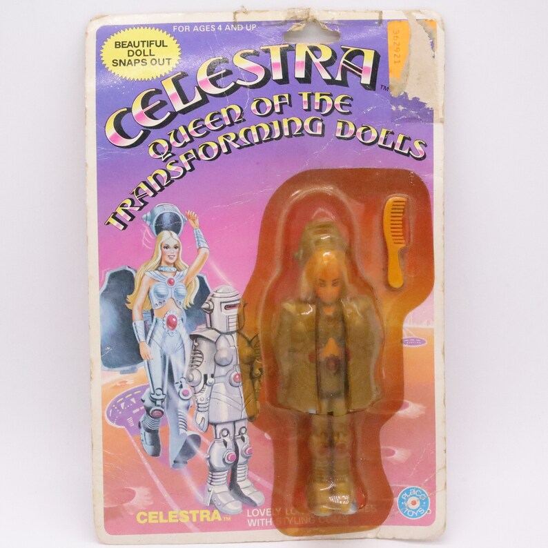 Celestra Queen of the Transforming Dolls Placo Toys 1986 - Etsy