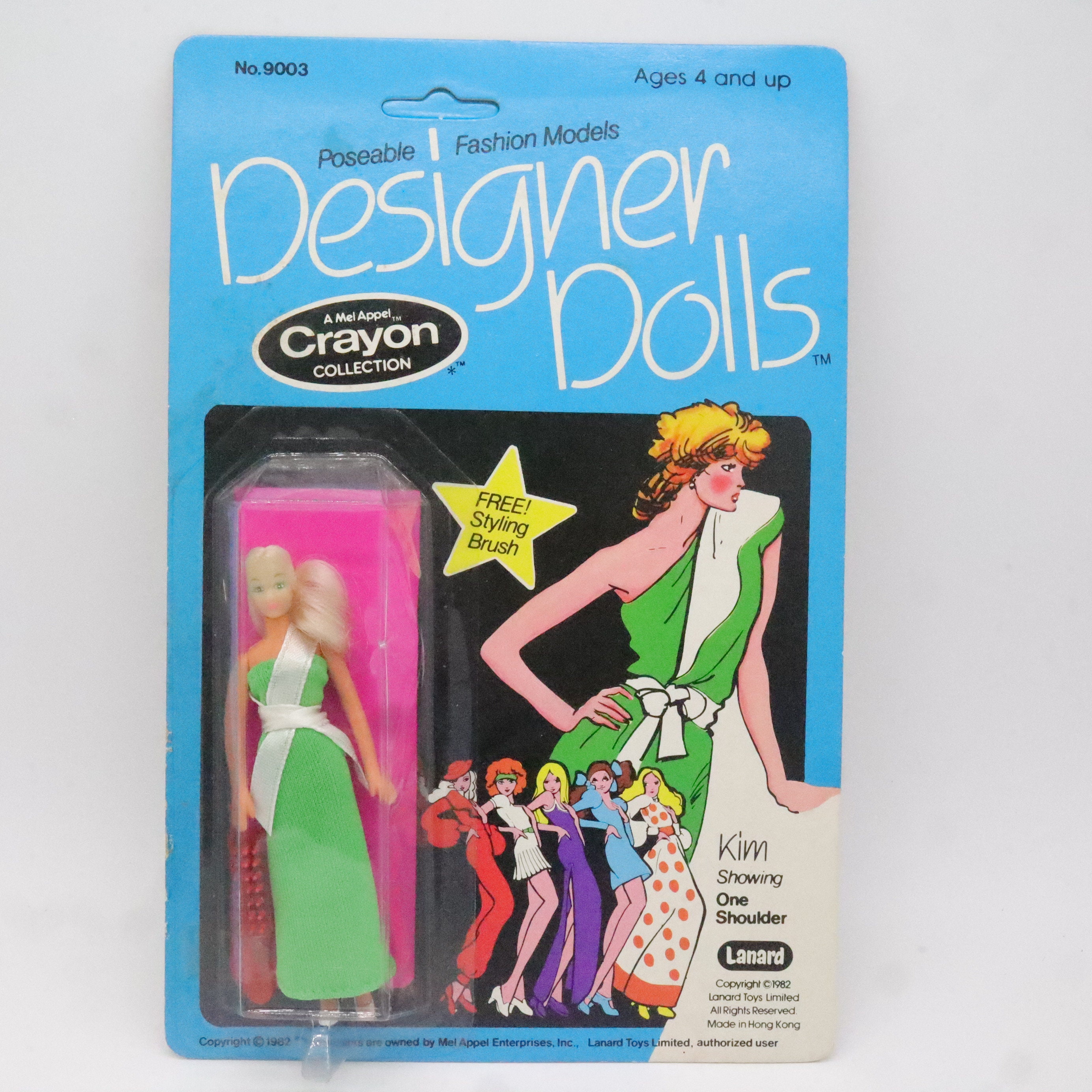 Lanard Designer Doll Kim Showing One Shoulder Vintage Doll in Original ...