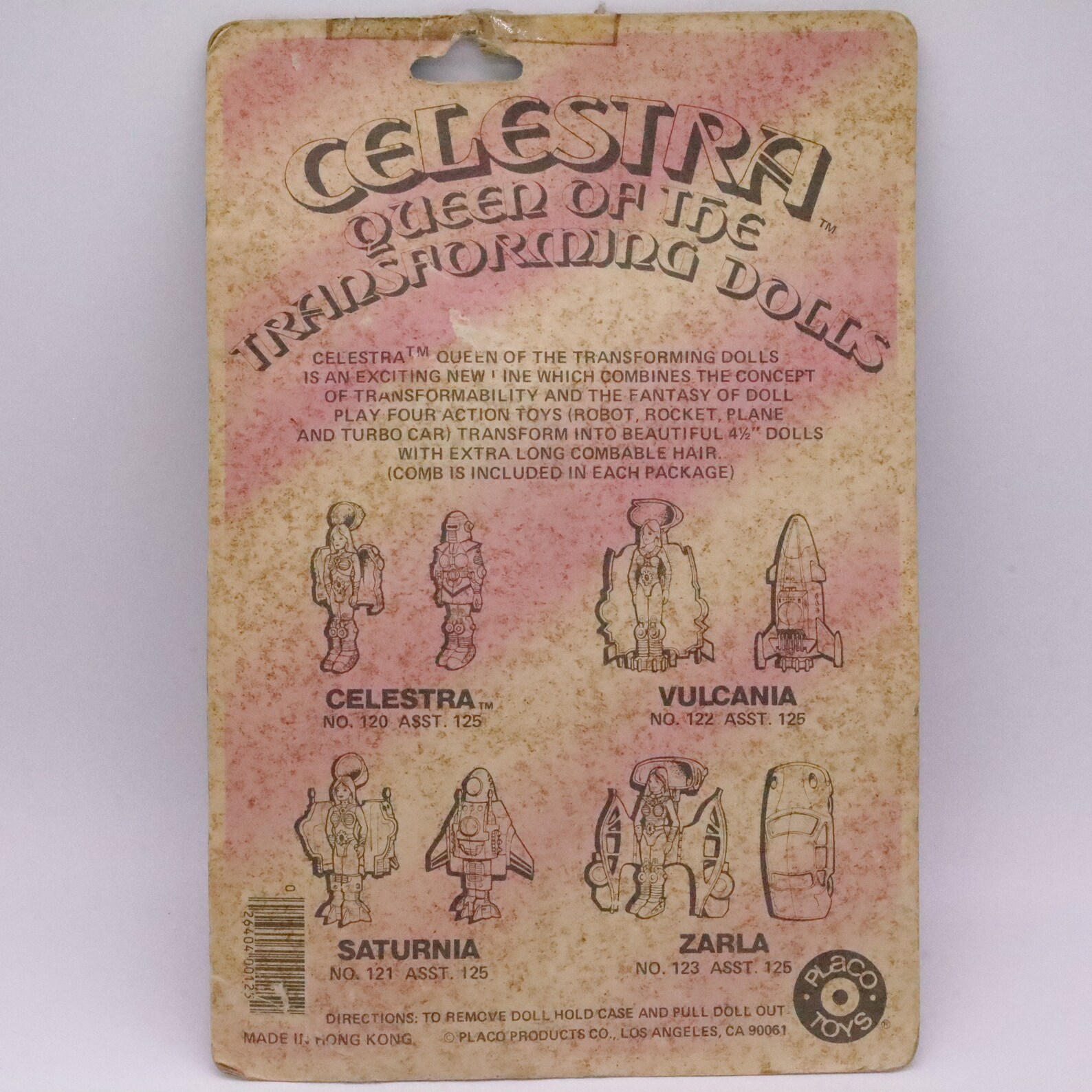 Celestra Queen of the Transforming Dolls Placo Toys 1986 - Etsy