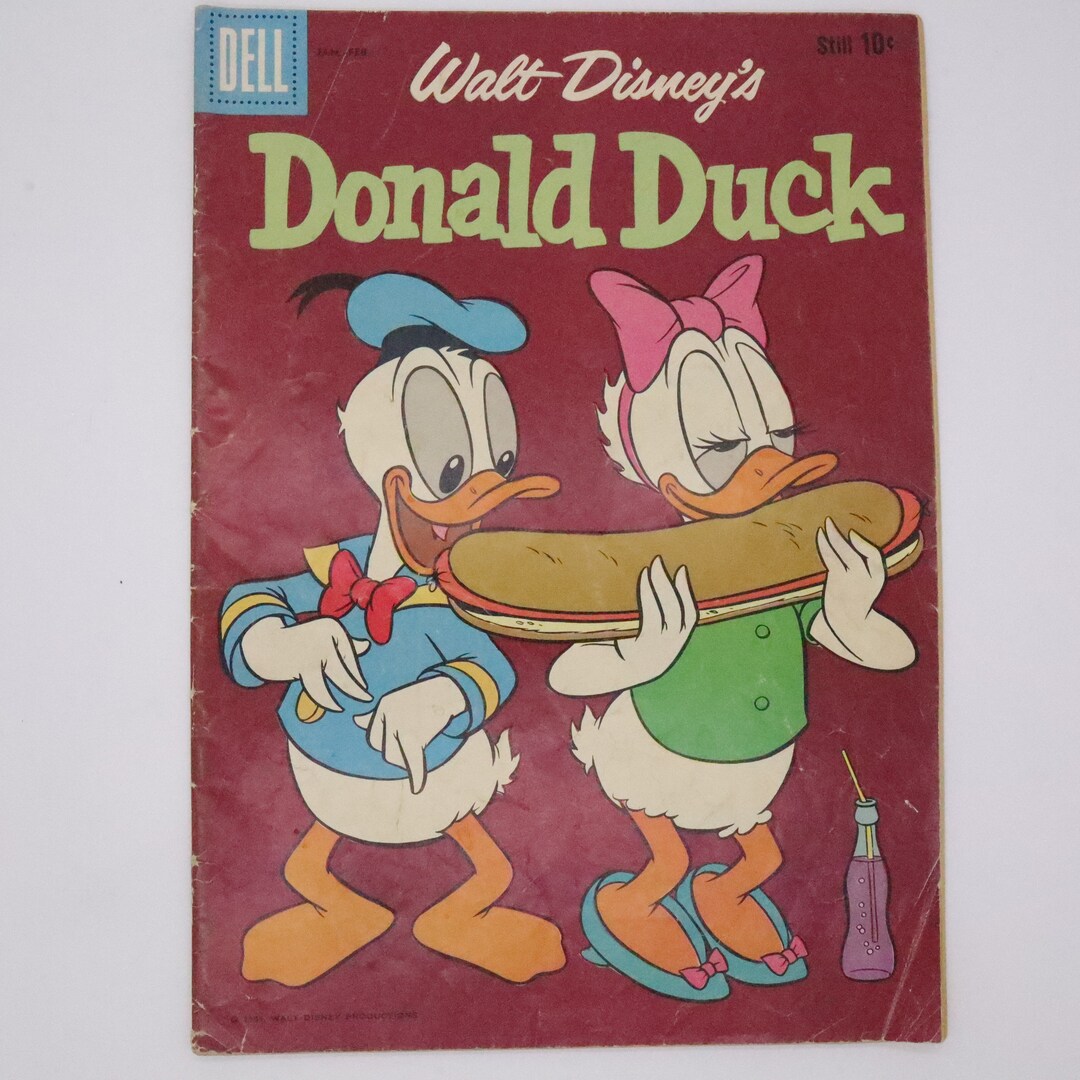 Donald Duck 69 1960 Dell Comics - Etsy