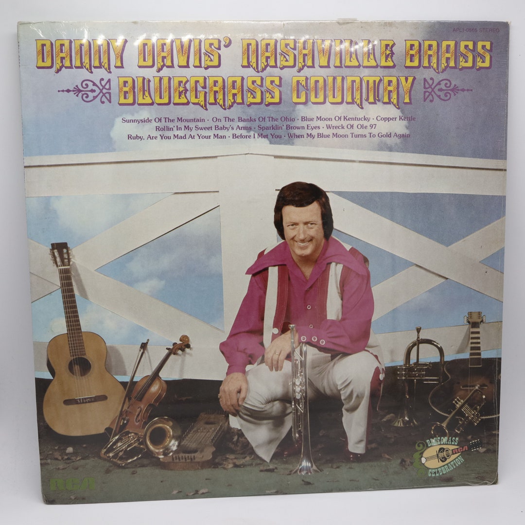 Danny Davis’ Nashville Brass - Bluegrass Country 1974 - SEALED VINYL - Etsy