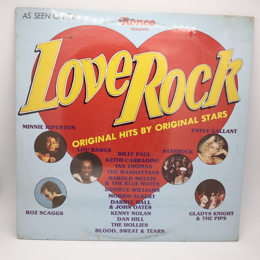 VA - Love Rock - Ronco Compilation - Canadian Version SEALED VINYL - Etsy
