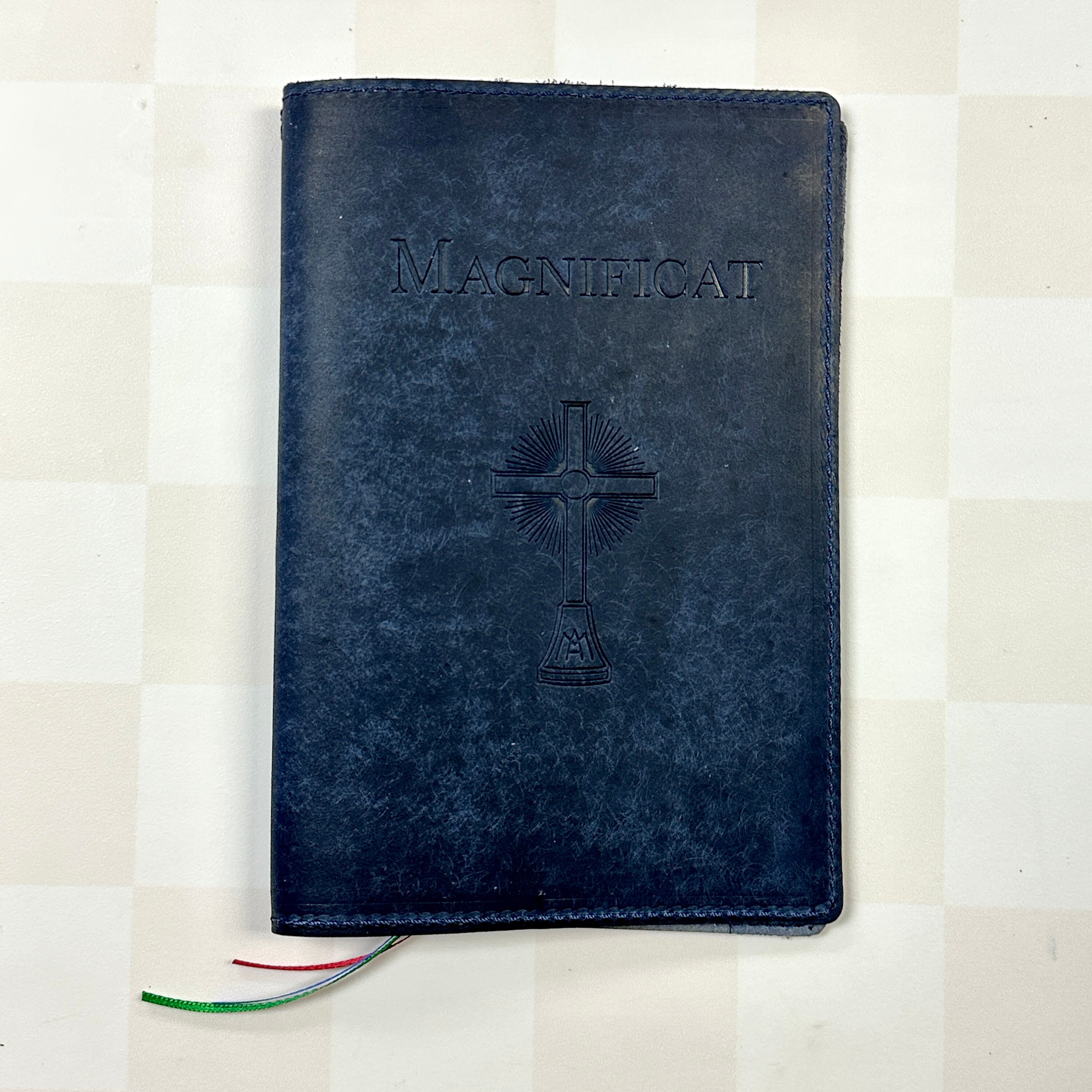 Magnificat Blue Leather Cover