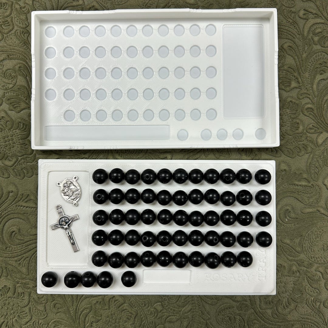 Box Version of Bead Layout Tray for Making Rosaries - Regular and Large ...