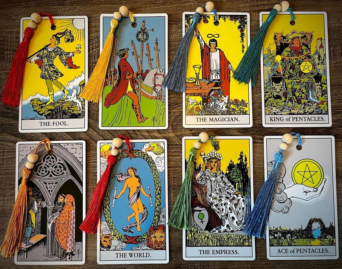 Tarot Card Bookmark | Intuitively Chosen Tarot | Original Classic ...