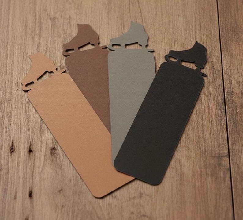 Ice Skate Bookmark | Faux Leather Winter Reading Gift - Etsy