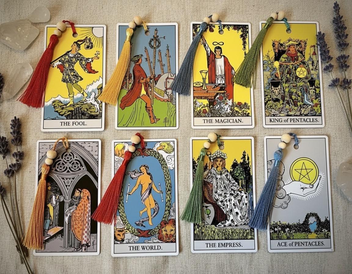 Tarot Card Bookmark | Intuitively Chosen Tarot | Original Classic ...