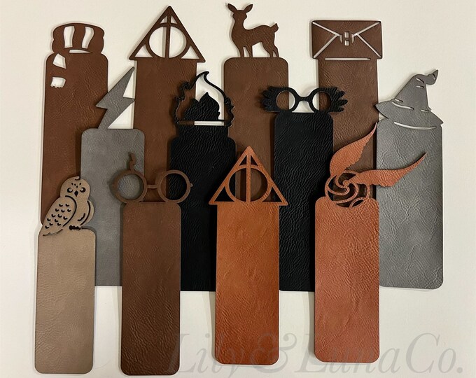 Holographic Bookmarks, Wizardry Worlds Inspired Bookmarks,witchy ...