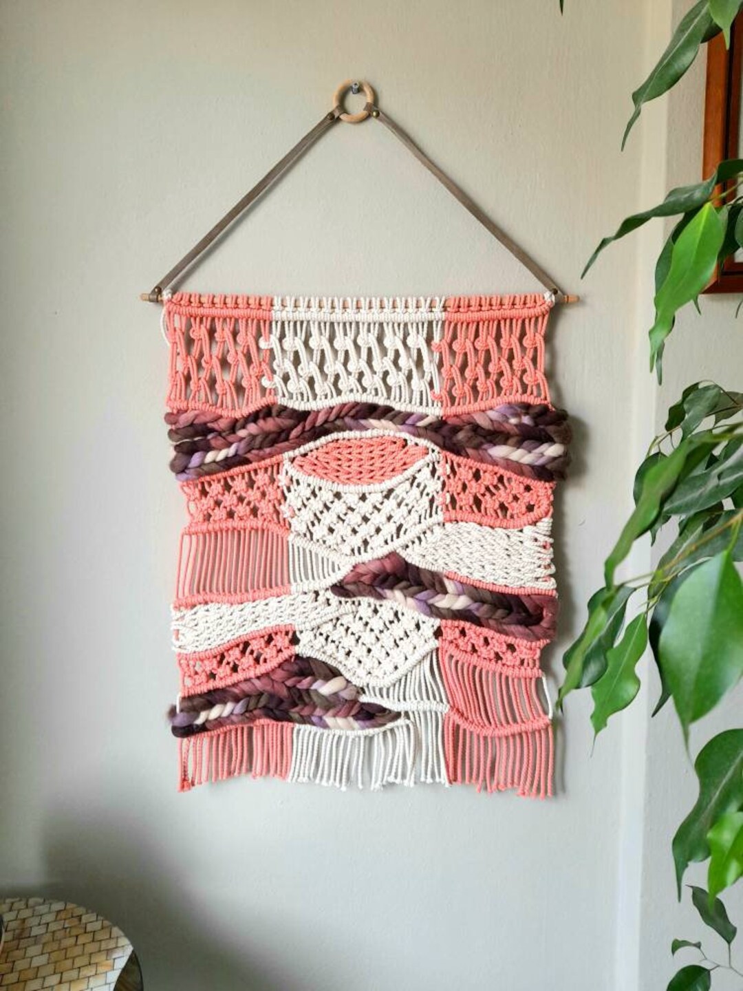 Macrame Weave Woven Wall Hanging Headboard Hanging Wall - Etsy