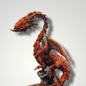 Red Dragon. Dragon Sculpture, Dragon, Dragon Figures, Handmade Figures ...
