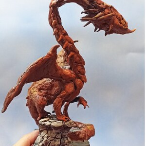 Red Dragon. Dragon Sculpture, Dragon, Dragon Figures, Handmade Figures ...