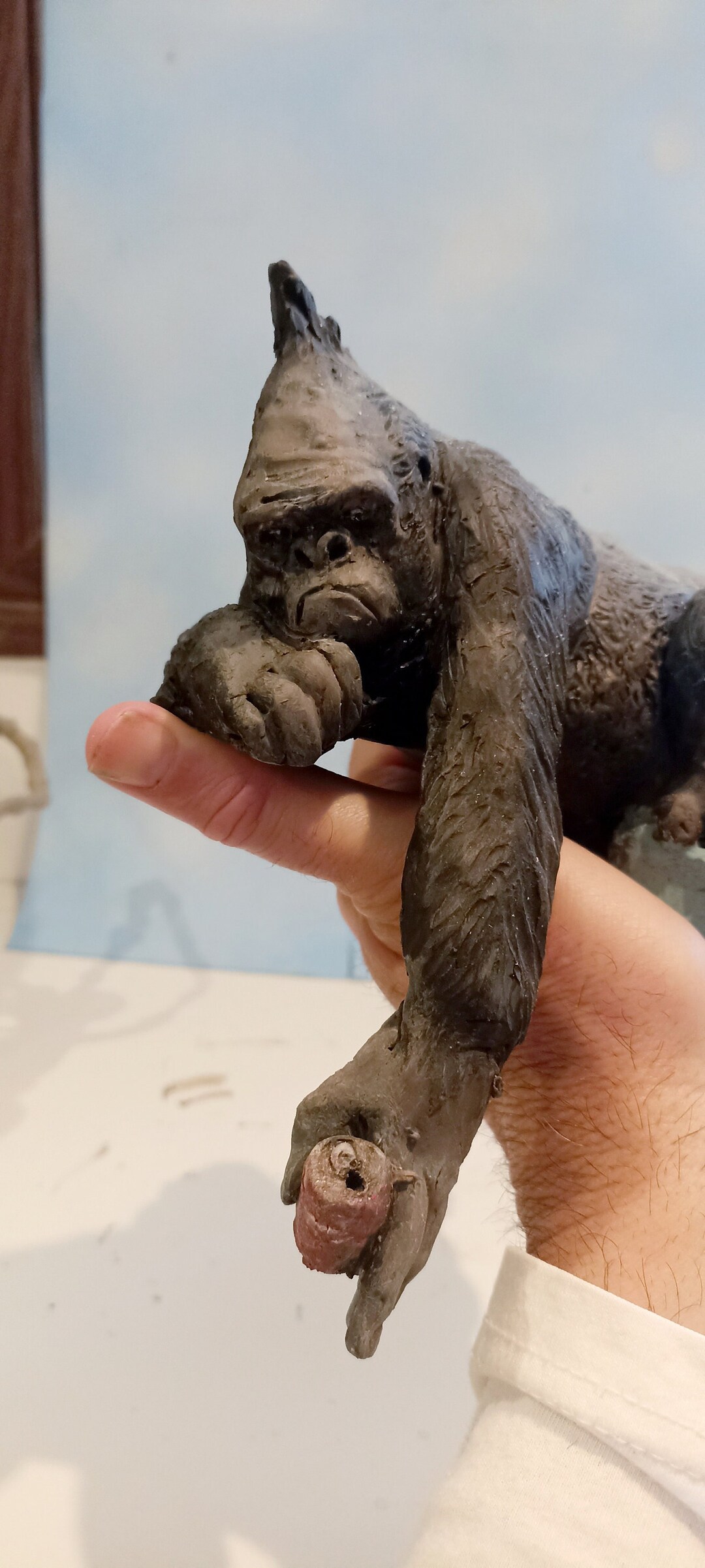 Pensieri. Gorilla figure di gorilla scultura di gorilla - Etsy Italia