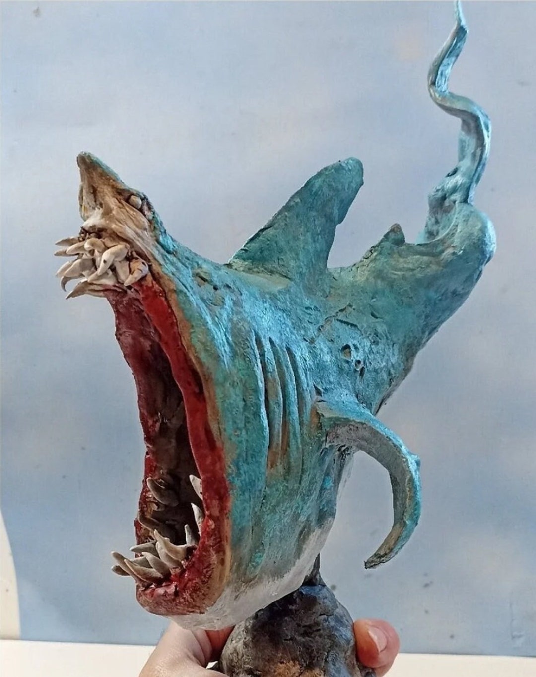 King Shark, Sharks, Collectible Figures, Shark Figures, Handmade ...