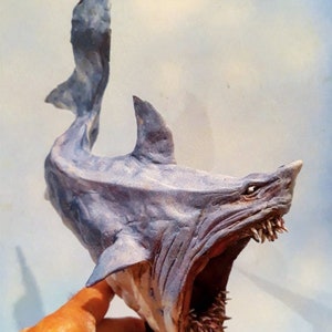 Big Shark. Handmade Figures, Shark Figurine - Etsy