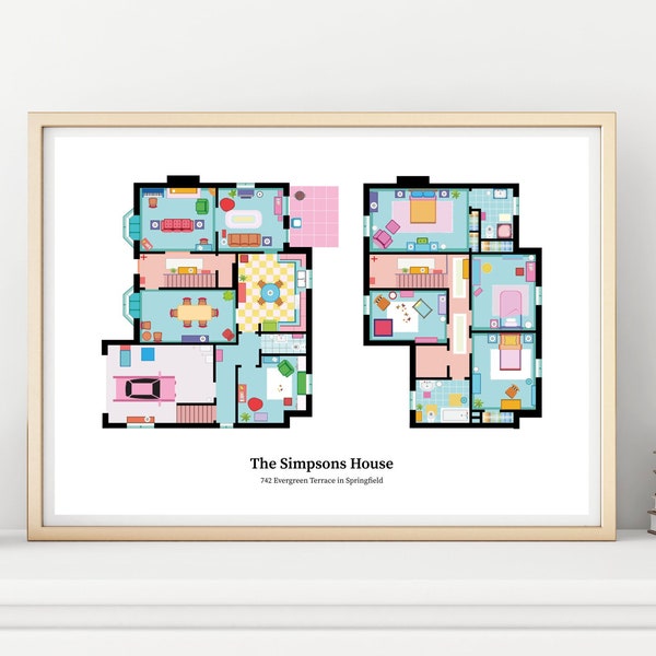 The Simpsons Painting - Etsy