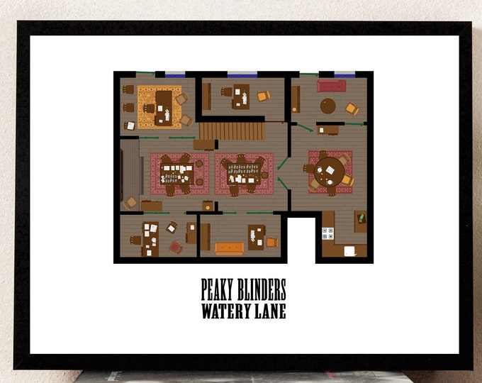 New Girl TV Show Apartment Floor Plan New Girl TV Show Layout - Etsy