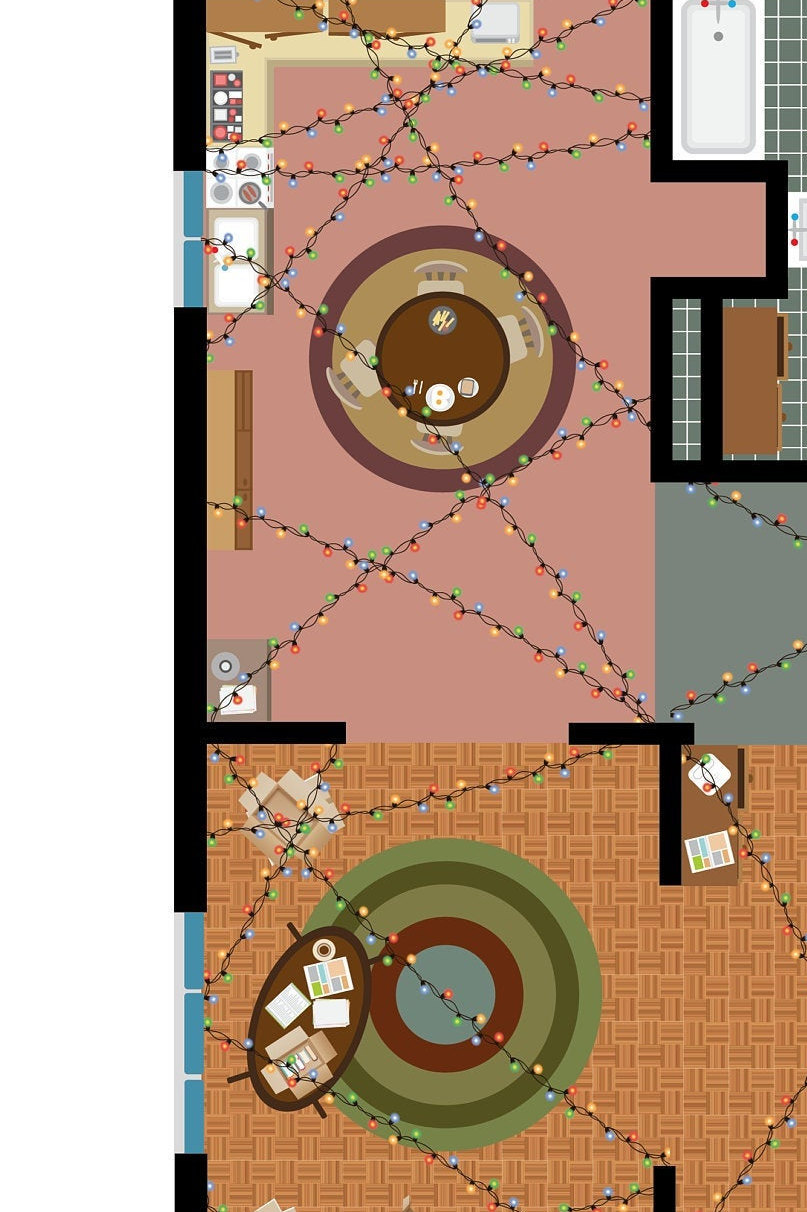 Stranger Things floor plan TV show (Wheeler house) — Floor Plans by Matilda